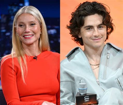 Gwyneth Paltrow Reacts To Viral Timothée Chalamet Kiss Photo Parade