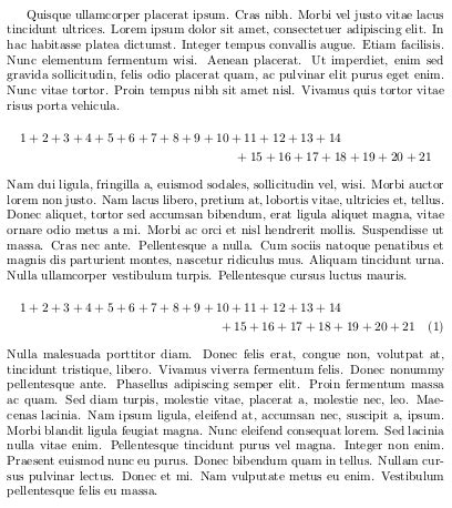Spacing Displaymath Environment That Can Align Equations And Squeezes Math TeX LaTeX Stack