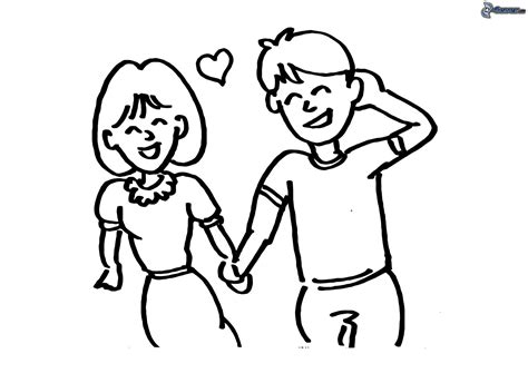 Free Black And White Cartoon Couples Download Free Black And White
