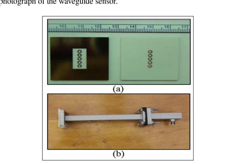 A Photographs Of The Front And Back Views Of The Split Ring Resonator