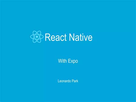 React Native Development With Expo Pptx