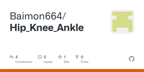 Github Baimon664hipkneeankle
