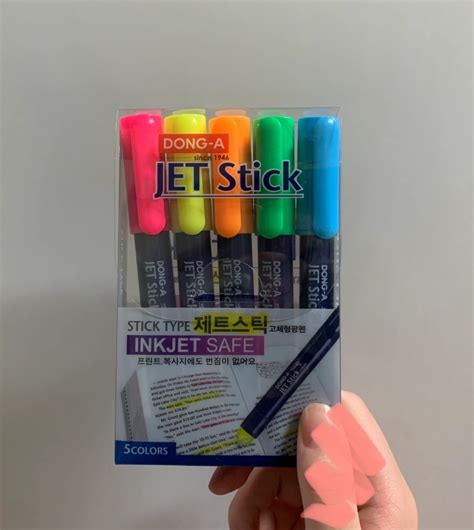 미사용 동아 제트스틱 형광펜 당근마켓 중고거래