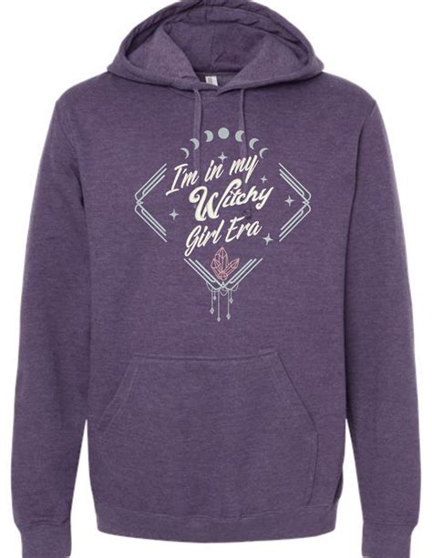 Witchy Girl Fleece Pullover Hoodie Halloween Preorder The