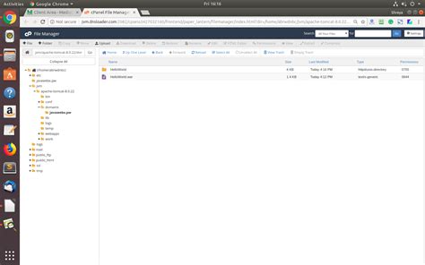 Upload Project War File To Document Root