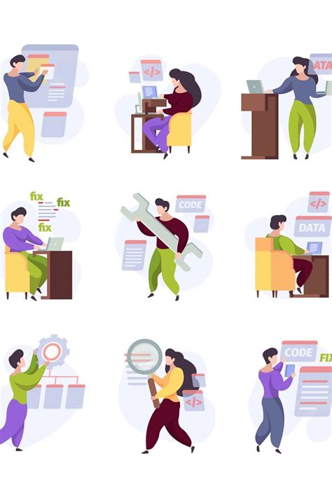 Qa Website Quality Bugs Testing And Fixing Software Prototy