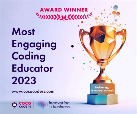 coco coders awarded ‘most engaging coding educator 2023 usa — coco