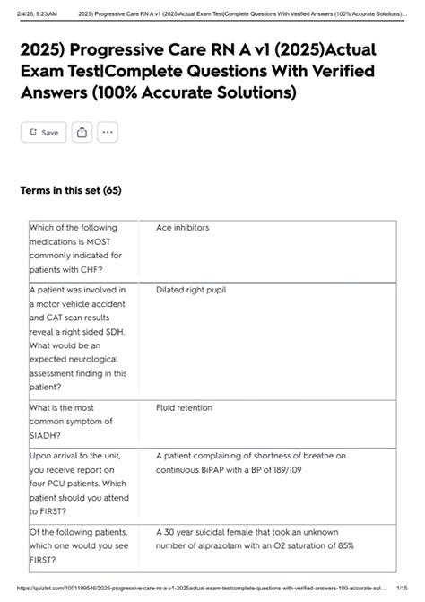 2025 Actual Exam Test Complete Questions With Verified Answers 100