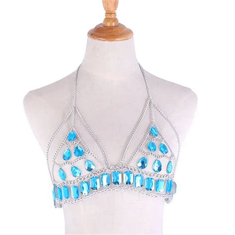 Women Nightclub Party Body Chain Jewelry Bikini Waist Gold Belly Beach