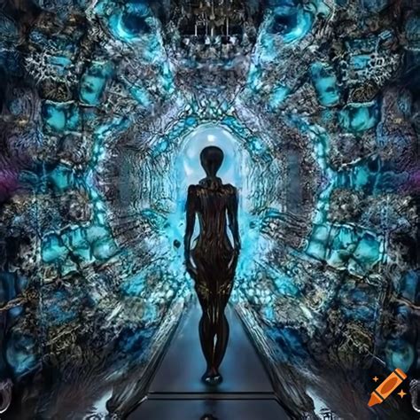 Digital Artwork Showing Interconnected Ai Beings On Craiyon