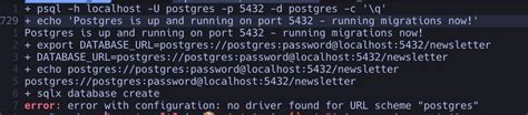 38422 No Driver Found For Url Scheme Postgres When Creating Database · Issue 232