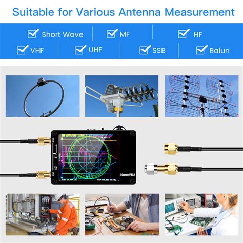 Nanovna Vector Network Analyzer Kit Mf Hf Vhf Uhf Antenna Analyzer Nano Vna Diy Initial Measurements