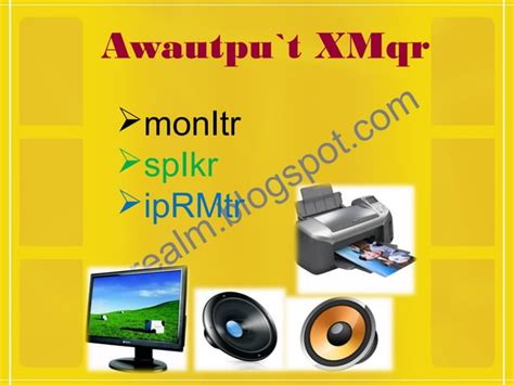 Input Output Devices An Introduction Ppt