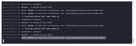 Im Getting An Error Error Enoent No Such File Or Directory Stat Optrenderprojectsrc