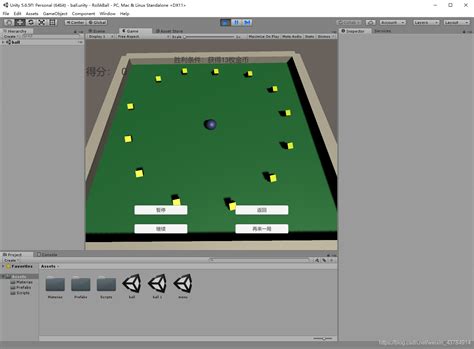 Unity3d 使用unity实现小球吃金币小游戏并且导出成exe文件如何用unity创建playball小球吃金币游戏 Csdn博客