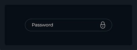 Premium Vector Empty Password Field Ui Element Template