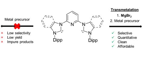 Transmetalation From Magnesium Nhcs Convenient Synthesis Of Chelating π Acidic Nhc Complexes