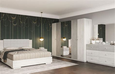 ᐉ Спальня Світ Меблів 6Д Вівіан ЛДСП Аляска Білий 12917647 • Краща ціна в Києві Україні