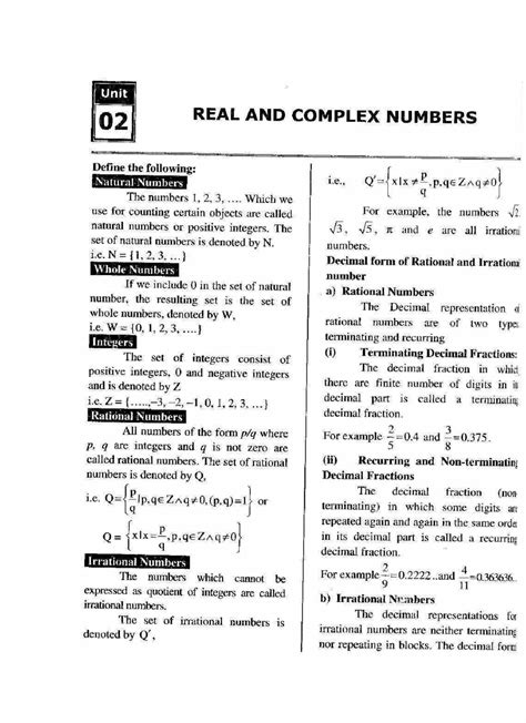9th Class Math Notes With Solutions Haseebshafiq28 Page 54 Flip