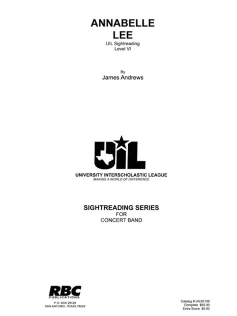 Annabelle Lee RBC Music