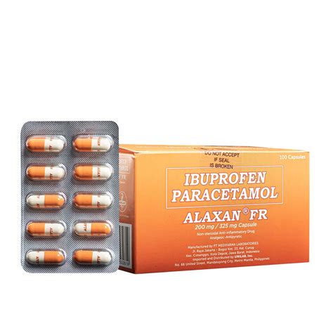 Alaxan Fr 200 Mg 325 Mg 20 Capsules Lazada Ph