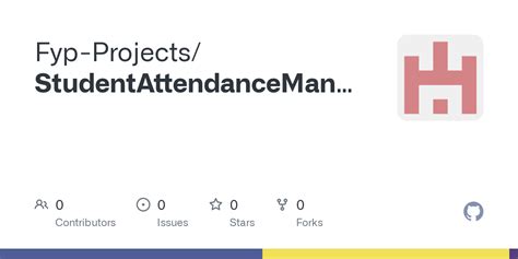 GitHub Fyp Projects StudentAttendanceManagementSystem
