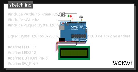 Projeto 2 Sistemas Embarcados Primeira Versão Wokwi Esp32 Stm32 Arduino Simulator