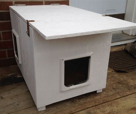 Cat House For The Winter And For Feral Cats 13 Steps With Pictures