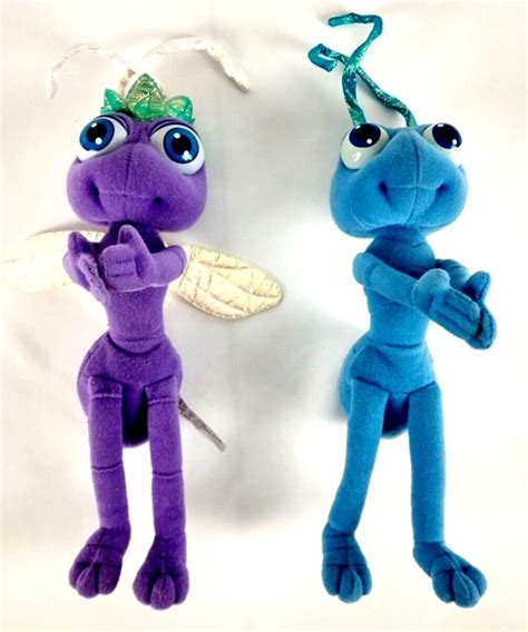 Disney Pixar Plush A Bugs Life Flik Princess Dot 9 Ants Mattel 2