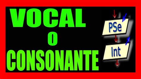Vocal O Consonante Pseint YouTube