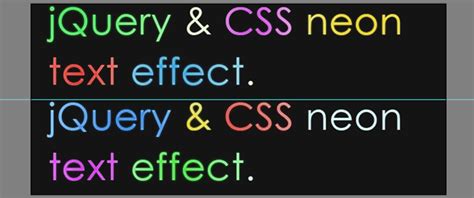 Text With Neon Light Effect Using Jquery And Css Webski Solutions