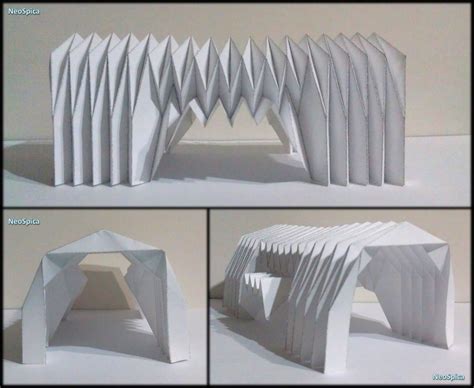 Folding Architecture Origami Architecture Paper Architecture