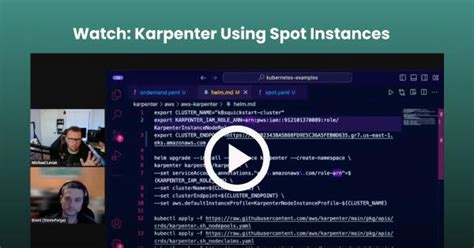 Rodrick Squires On Linkedin Video Livestream Karpenter Using Spot