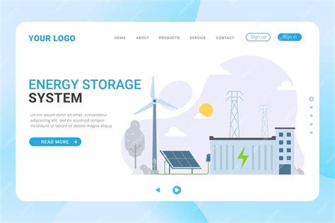 Premium Vector Energy Storage System Using Batteries From Sustainable And Environmental