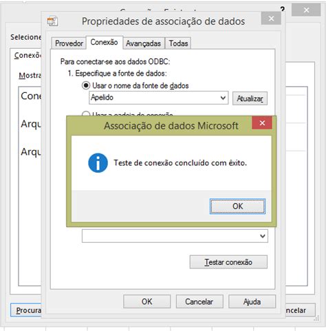 conectar mysql no excel como conectar o banco de dados mysql