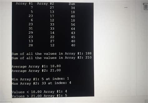 Solved Declare Two Integer Arrays List 1 And List2 Of Size