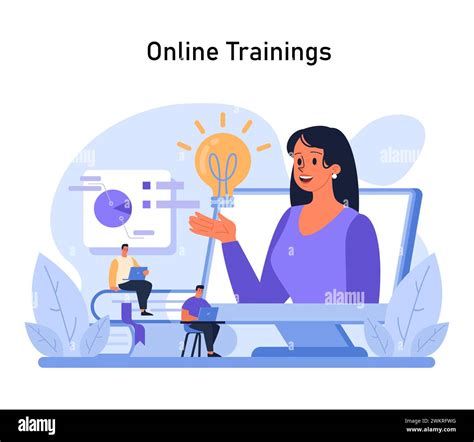 Presenter Igniting The Light Of Knowledge Online Training Platform Providing Interactive