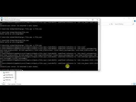 How To Compile And Run C Programs Using Mingw YouTube