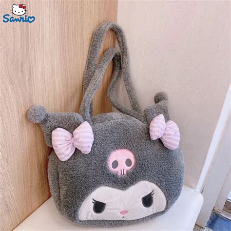 귀여운 애니메이션 쿠로미 마이 멜로디 숄더백 여성 캔버스 가방 트렌드 여성 화장품 가방 학생 대용량 캔버스 패키지 선물 Aliexpress