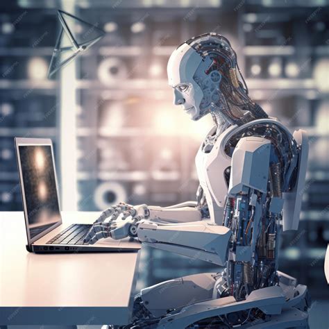 Premium Ai Image Robot Virtual Assistant Robot Writing A Robot Chatbot Business Ai Coder