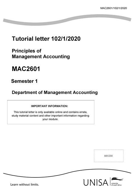 tutorial letter 102 2020 1 20april warning tt undefined function