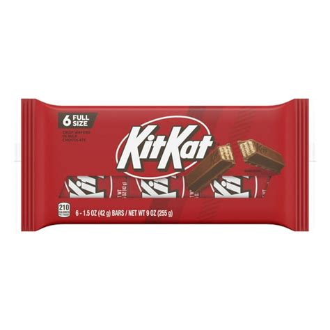 Kitkat Milk Chocolate Wafer Candy Bars 15 Oz 6pk
