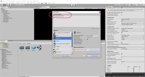 Android Unity Scenes And Asset Bundles Where Not Loaded After
