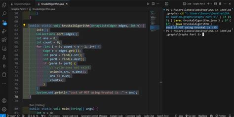 Mihir Kate On Linkedin Kruskalalgo Graphs Dsa