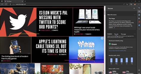 Microsoft Edges New Sidebar Banishes Recipe Stories Shows You Email R Microsoft