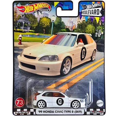 Hot Wheels Premium Boulevard 73 99 Honda Civic Type R Ek9