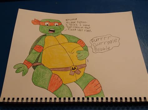 Mikey Has A Tummy Ache By Brimg29 On Deviantart