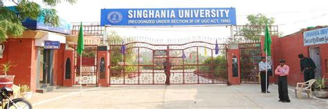 Singhania University Courses Ranking Admission Fee Hostel