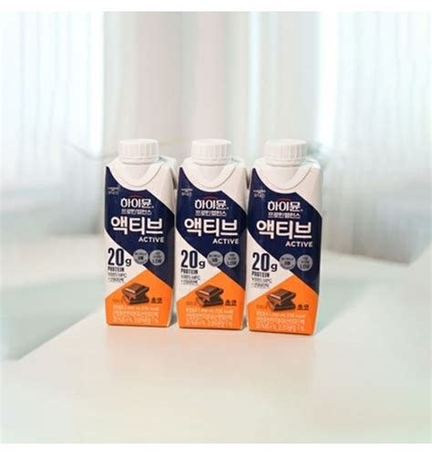 하이뮨 액티브초코 단백질 음료 프로틴 밸런스 250ml 18개 마시는 드링크 하이문 티몬
