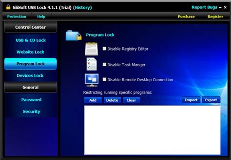 GiliSoft USB Lock A Data Leak Prevention Tool That Prevents Leakage And Copy Of Data To USB Disk